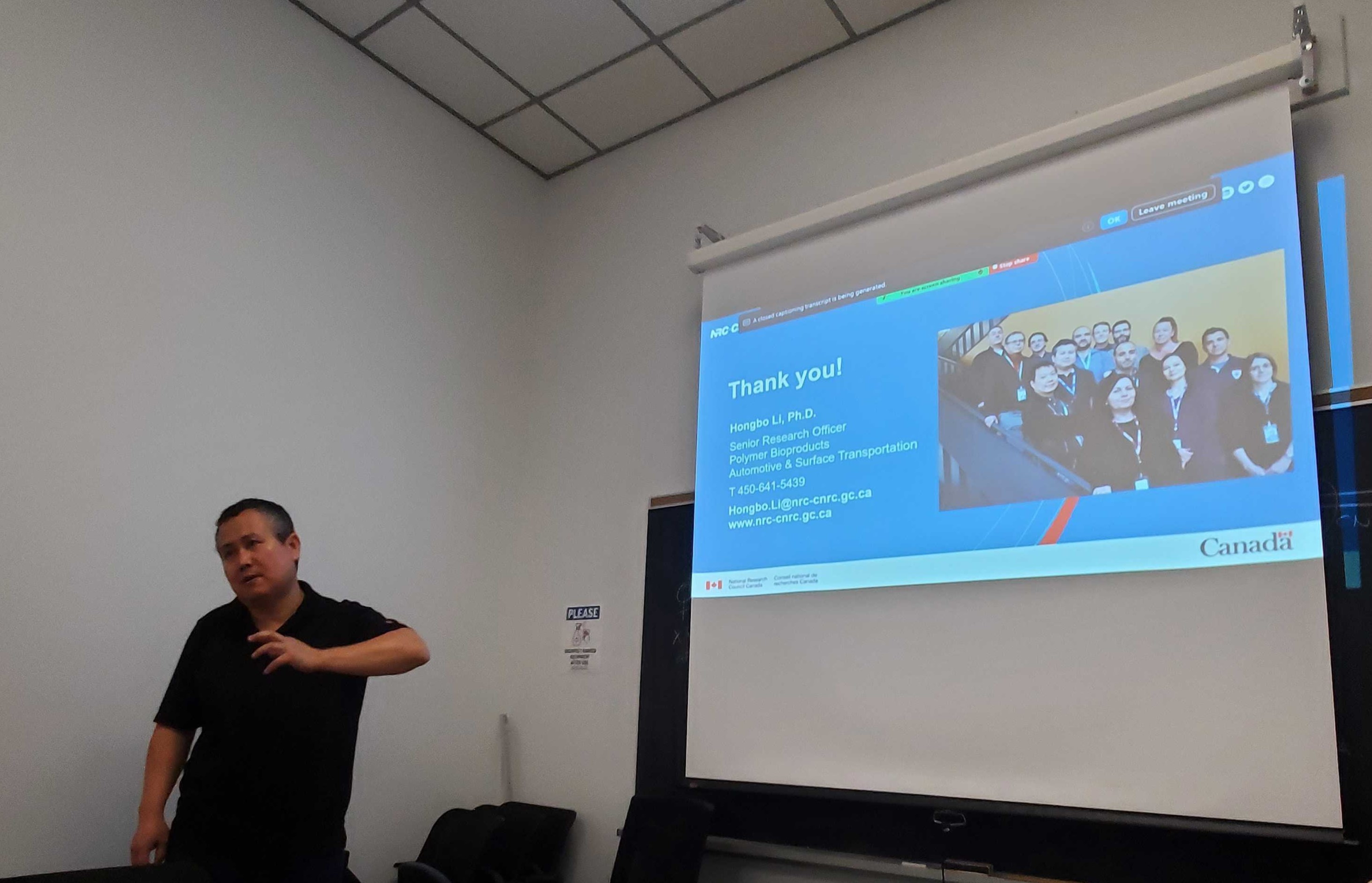 Thank you Dr. Hongbo Li for your visit | Yan Lab